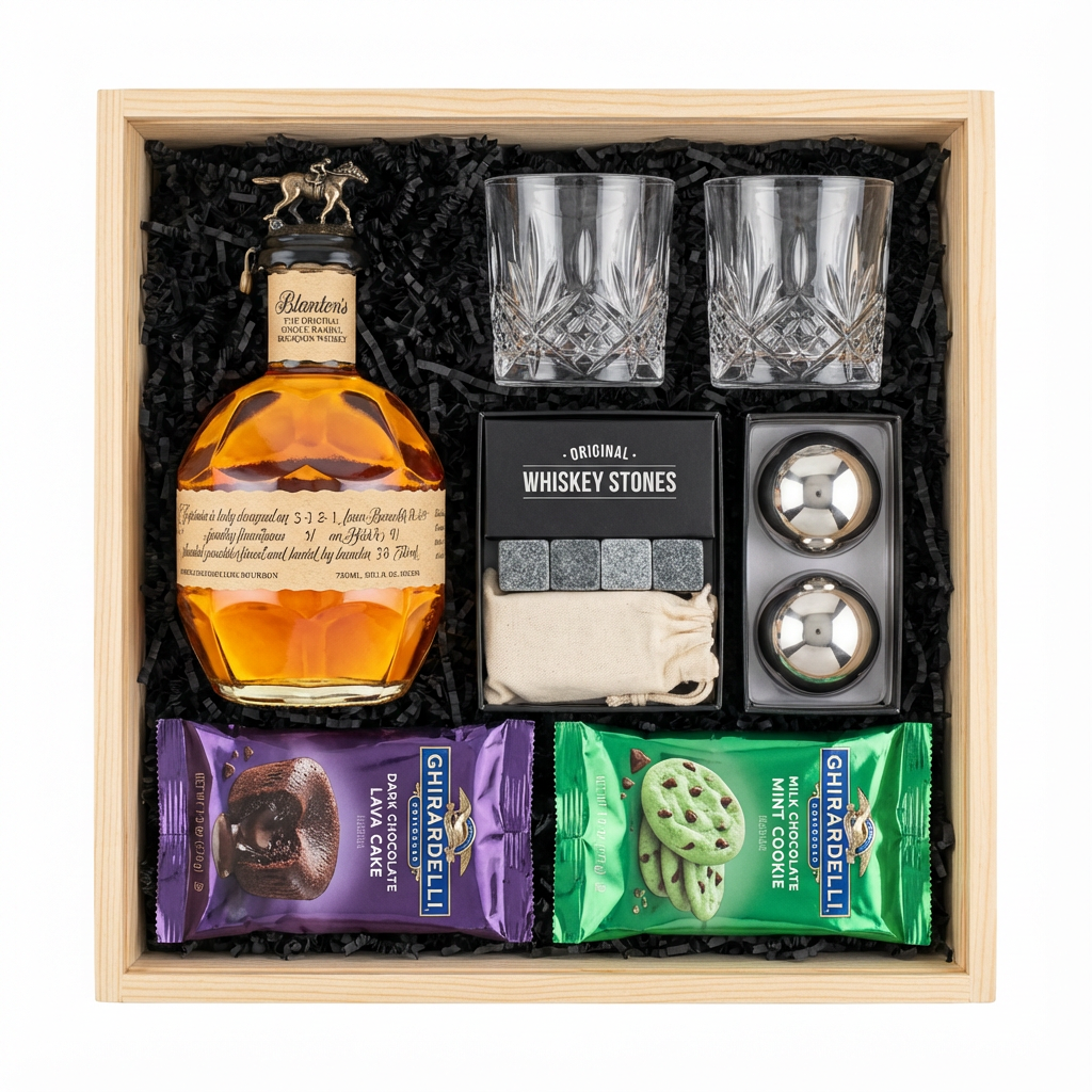 Blanton's Original Single Barrel Wooden Gift Crate | Bourbon Set – Top ...